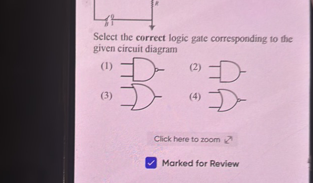 Select the correct logic gate corresponding | StudyX