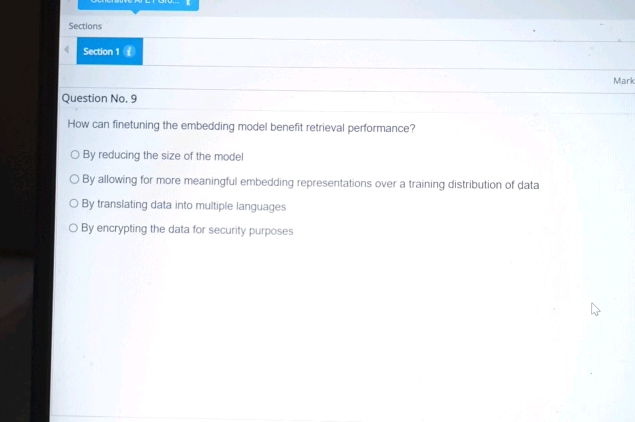 Sections Section 1 1 Mark Question No 9 How | StudyX