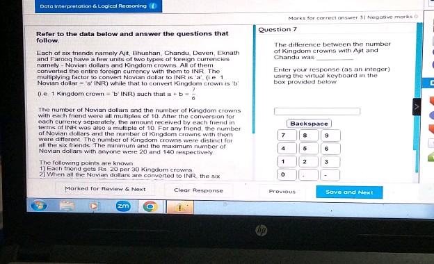 Data Interpretetion Logical Reasoning | StudyX
