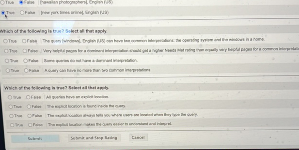 True False (Thawaian photographers) English | StudyX