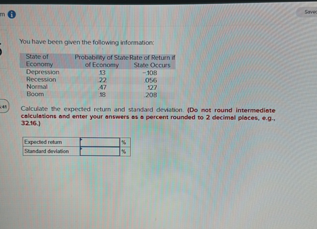 You have been given the following | StudyX