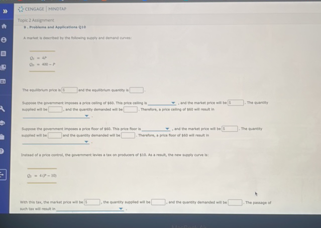 CENGAGE MINDTAP Topic 2 Assignment 9 | StudyX
