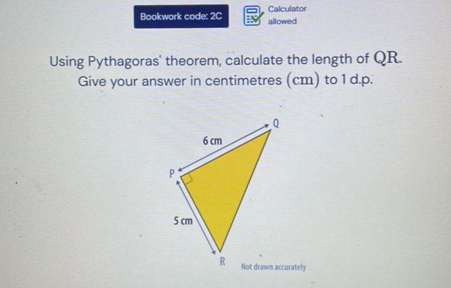 Bookwork code 2C Calculator allowed Using | StudyX