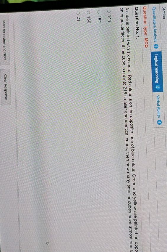 Section Quantitative Analysis (8) Logical | StudyX