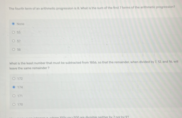 The fourth term of an arithmetic | StudyX