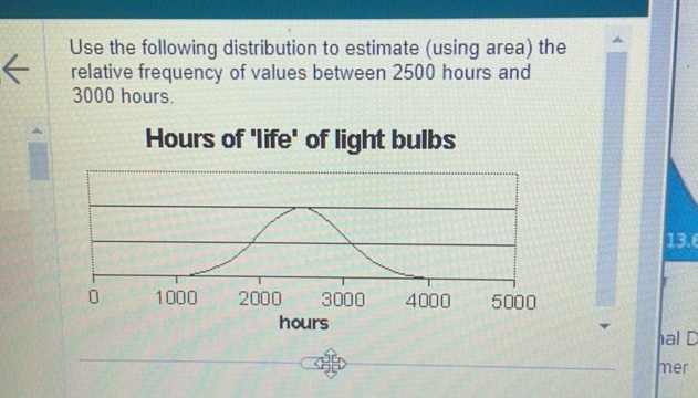 Use the following distribution to estimate | StudyX