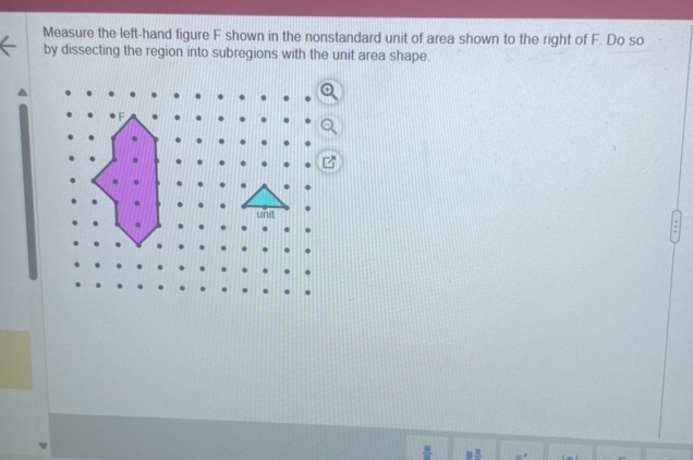 Measure the left-hand figure F shown in the | StudyX