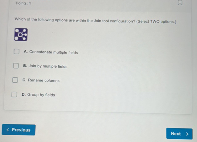 Points 1 Which of the following options are | StudyX