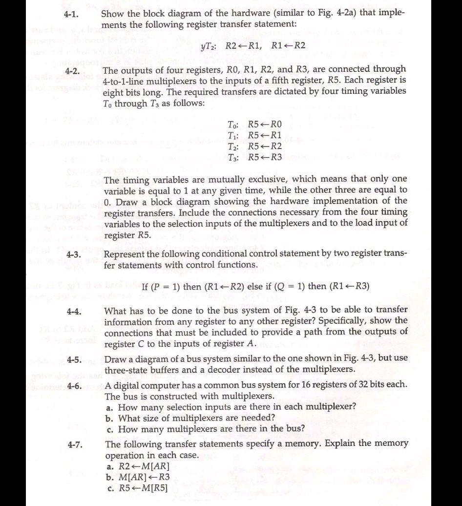 4-1 Show the block diagram of the hardware | StudyX