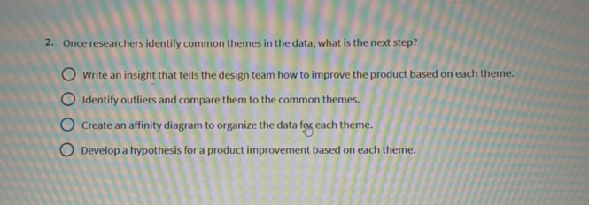 2 Once researchers identify common themes in