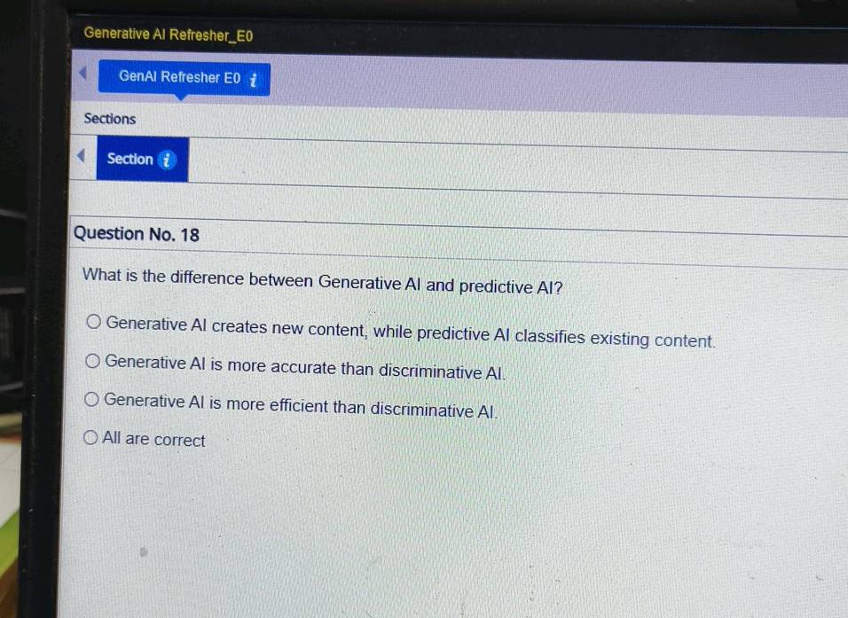 Generative Al RefresherE0 GenAl Refresher | StudyX