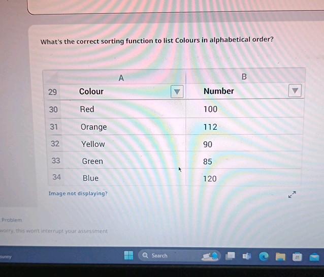 Whats the correct sorting function to list | StudyX