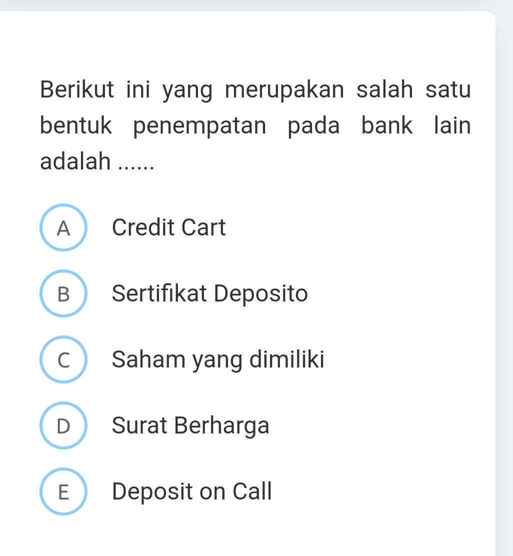 Berikut ini yang merupakan salah satu bentuk | StudyX