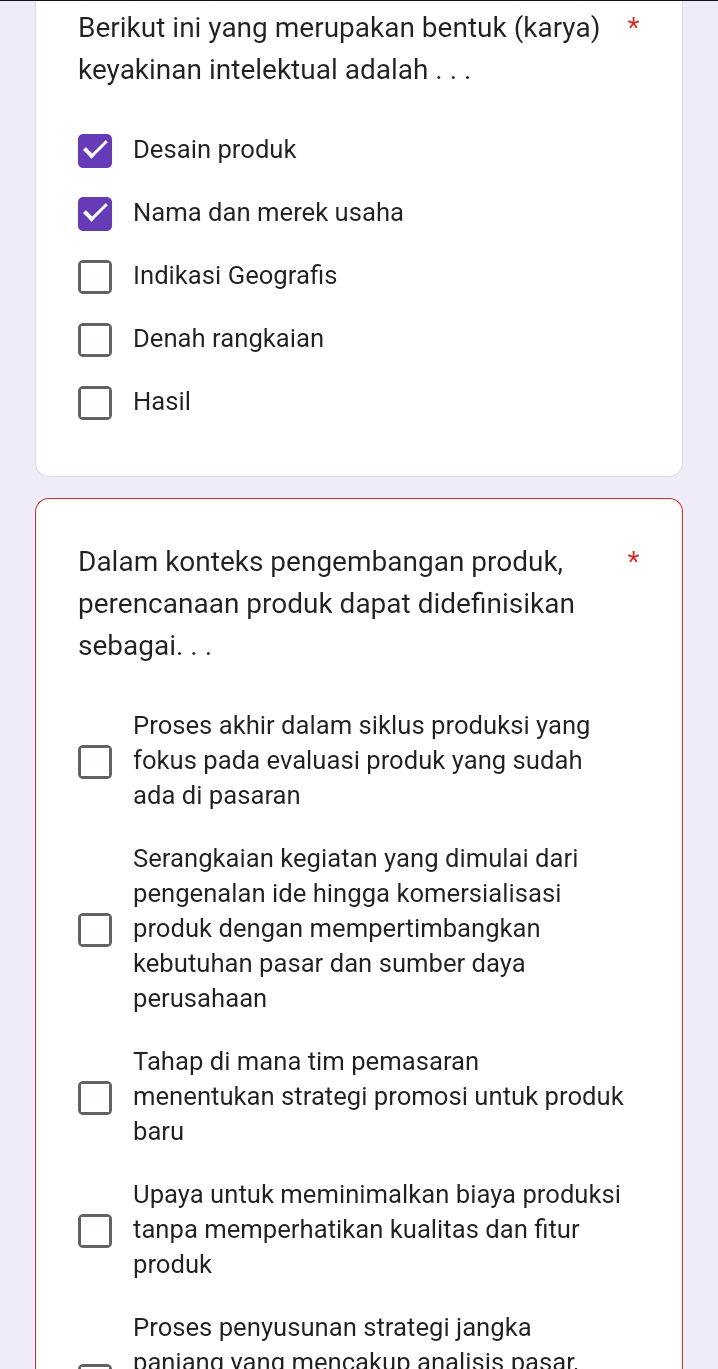 Berikut ini yang merupakan bentuk (karya) | StudyX