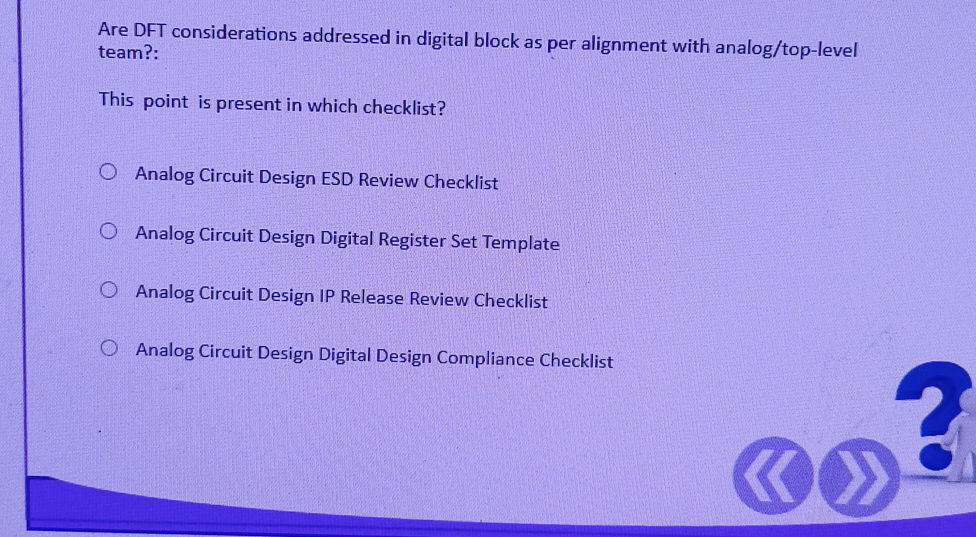 Are DFT considerations addressed in digital | StudyX