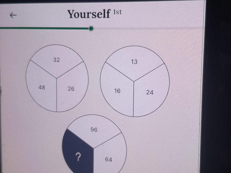 The image shows three pie charts. The first | StudyX
