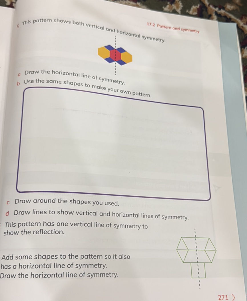5 This pattern shows both vertical and | StudyX