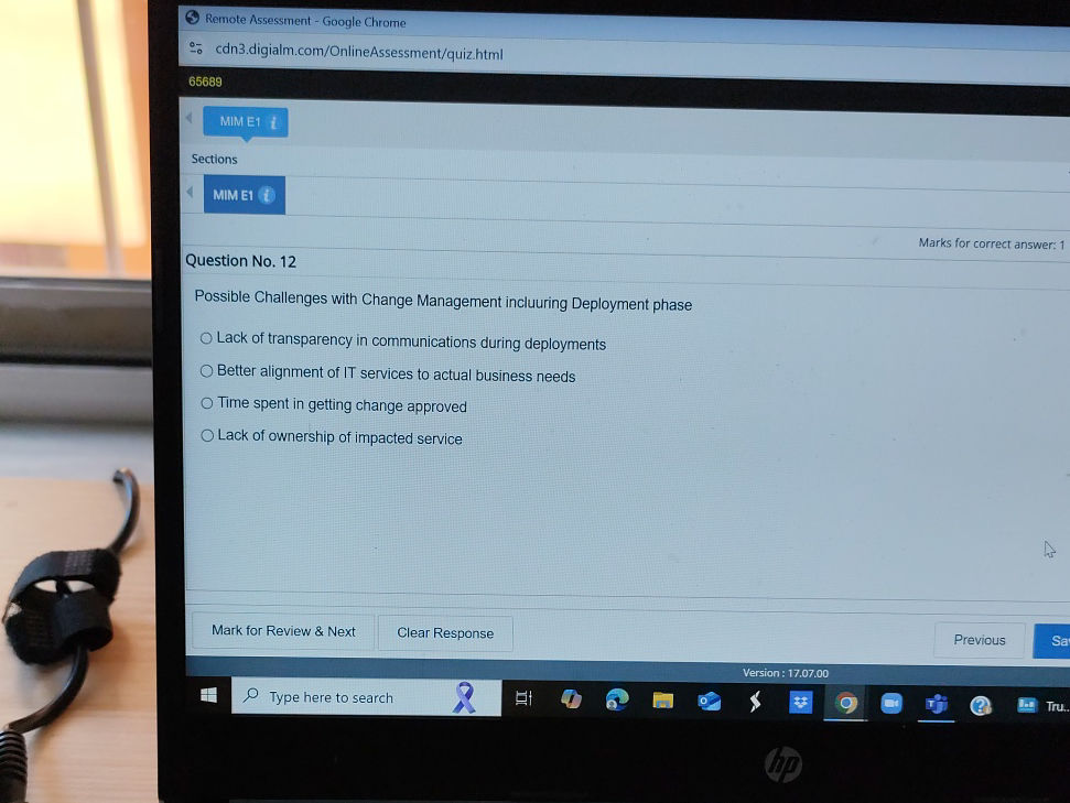 Question No. 12 Possible Challenges with | StudyX