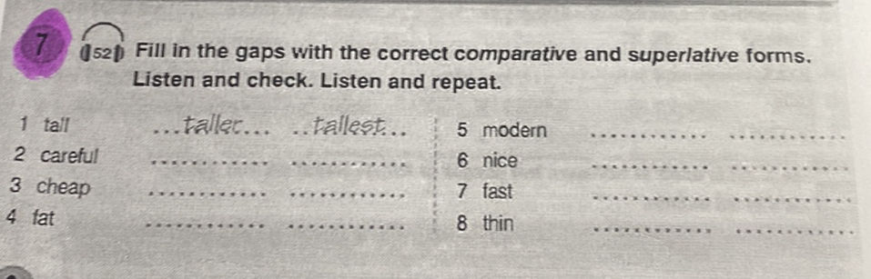 Fill in the gaps with the correct | StudyX