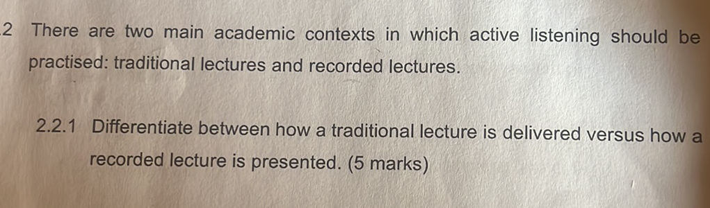 There are two main academic contexts in | StudyX