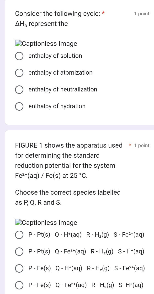 Consider the following cycle: * $ H_3$ | StudyX