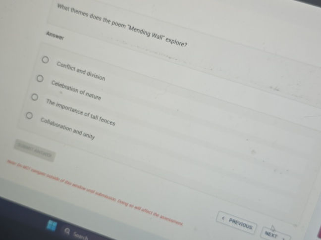 What themes does the poem "Mending Wall" | StudyX