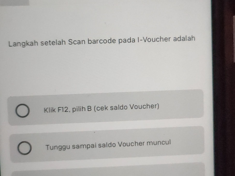 Langkah setelah Scan barcode pada I-Voucher | StudyX