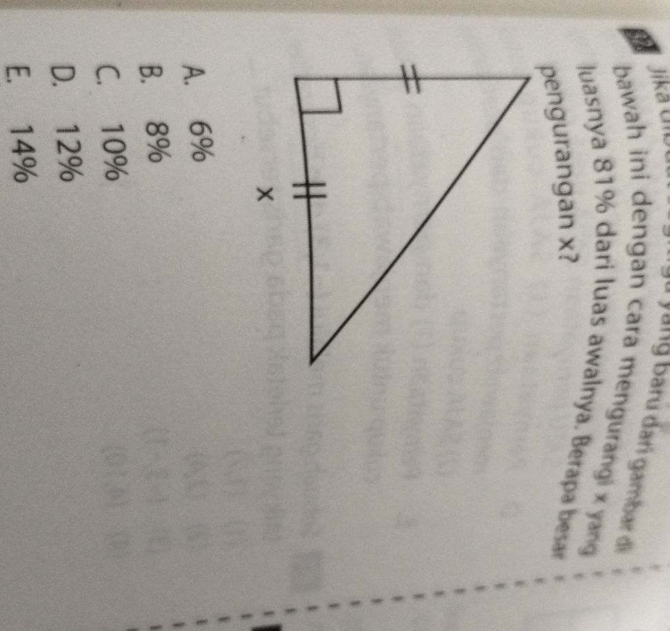 Jika dibuat segitiga yang baru dari gambar | StudyX