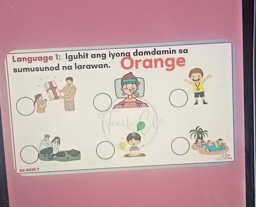 Language 1: Iguhit ang iyong damdamin sa | StudyX