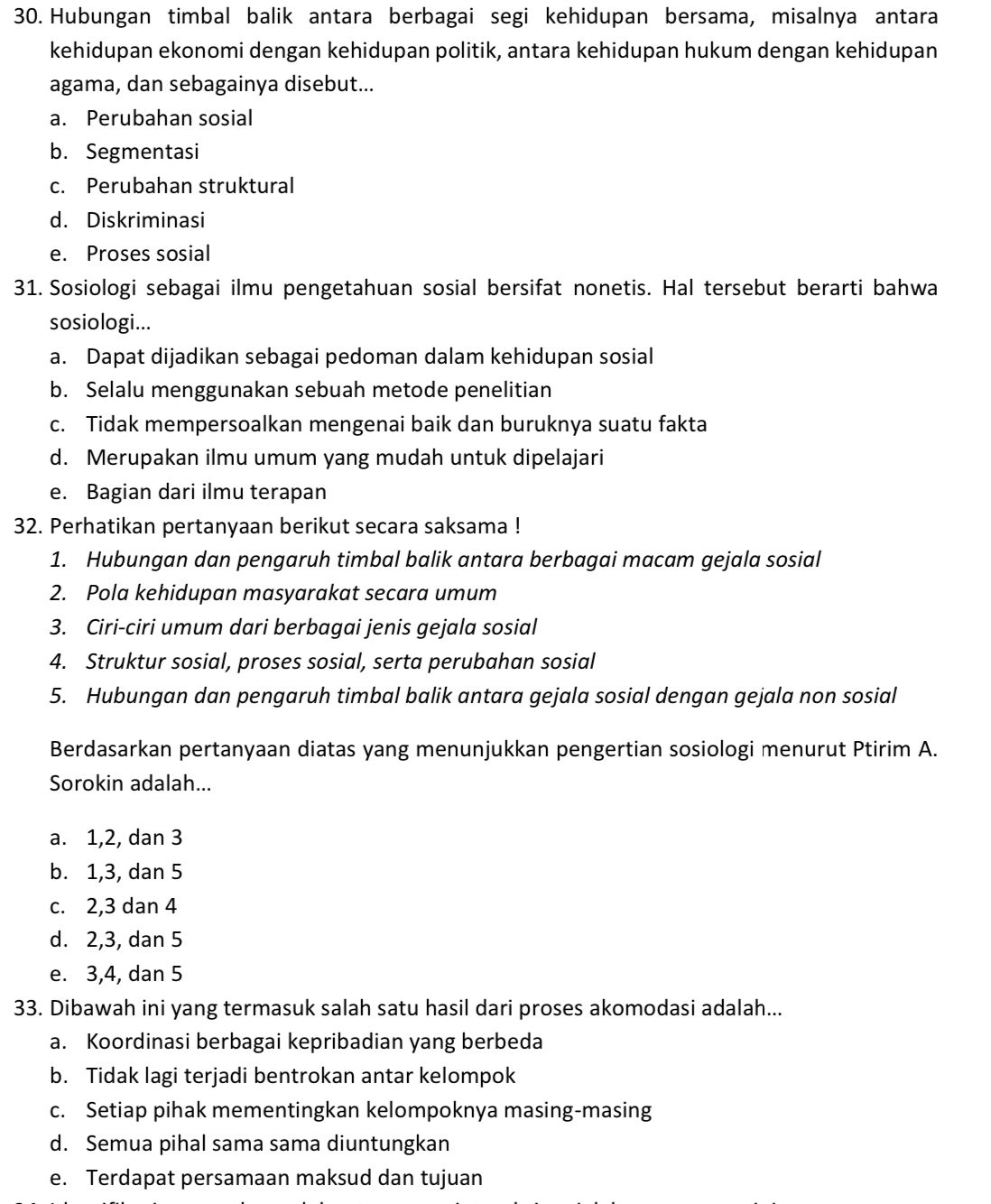 30. Hubungan timbal balik antara berbagai | StudyX