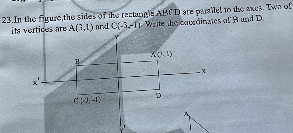 23. In the figure, the sides of the | StudyX
