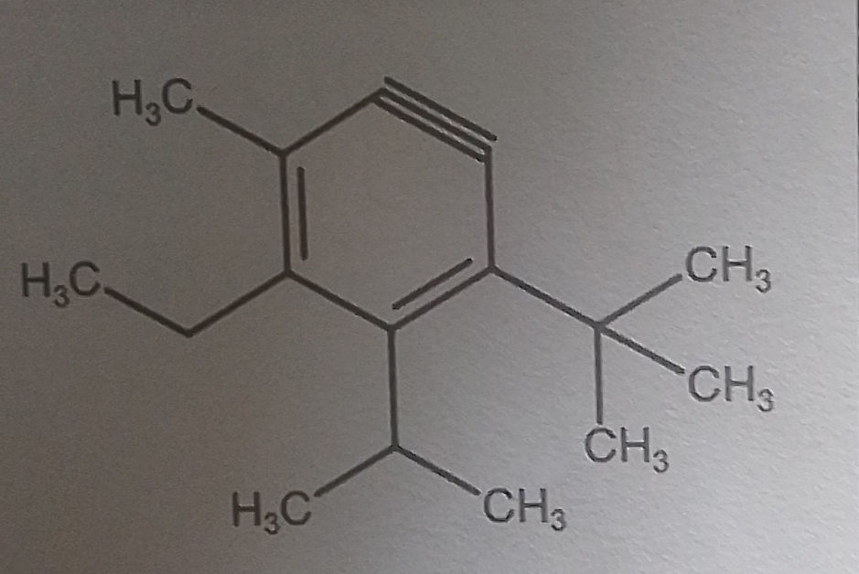 The image shows a chemical structure. The | StudyX