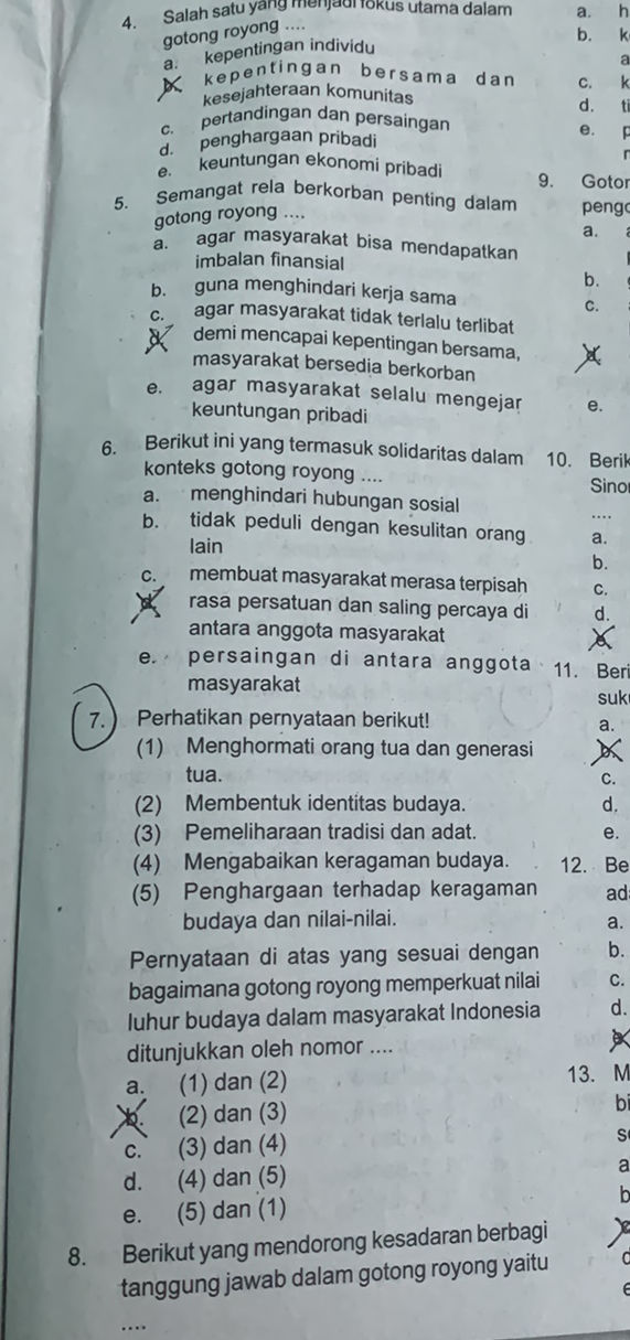 7. Perhatikan pernyataan berikut! (1) | StudyX