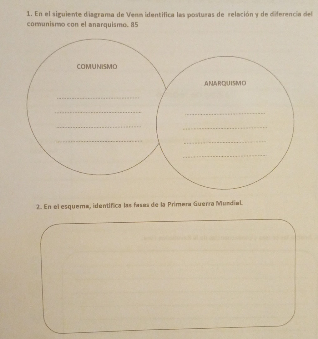1. En el siguiente diagrama de Venn | StudyX