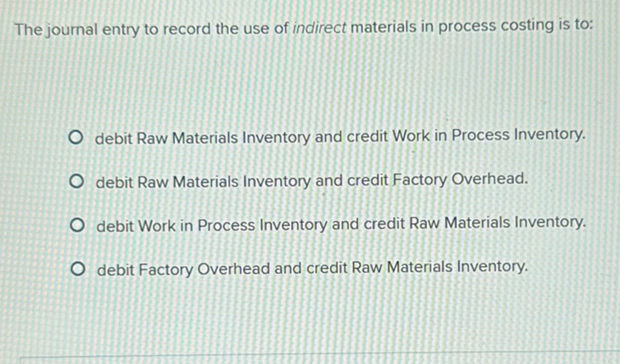 The journal entry to record the use of | StudyX