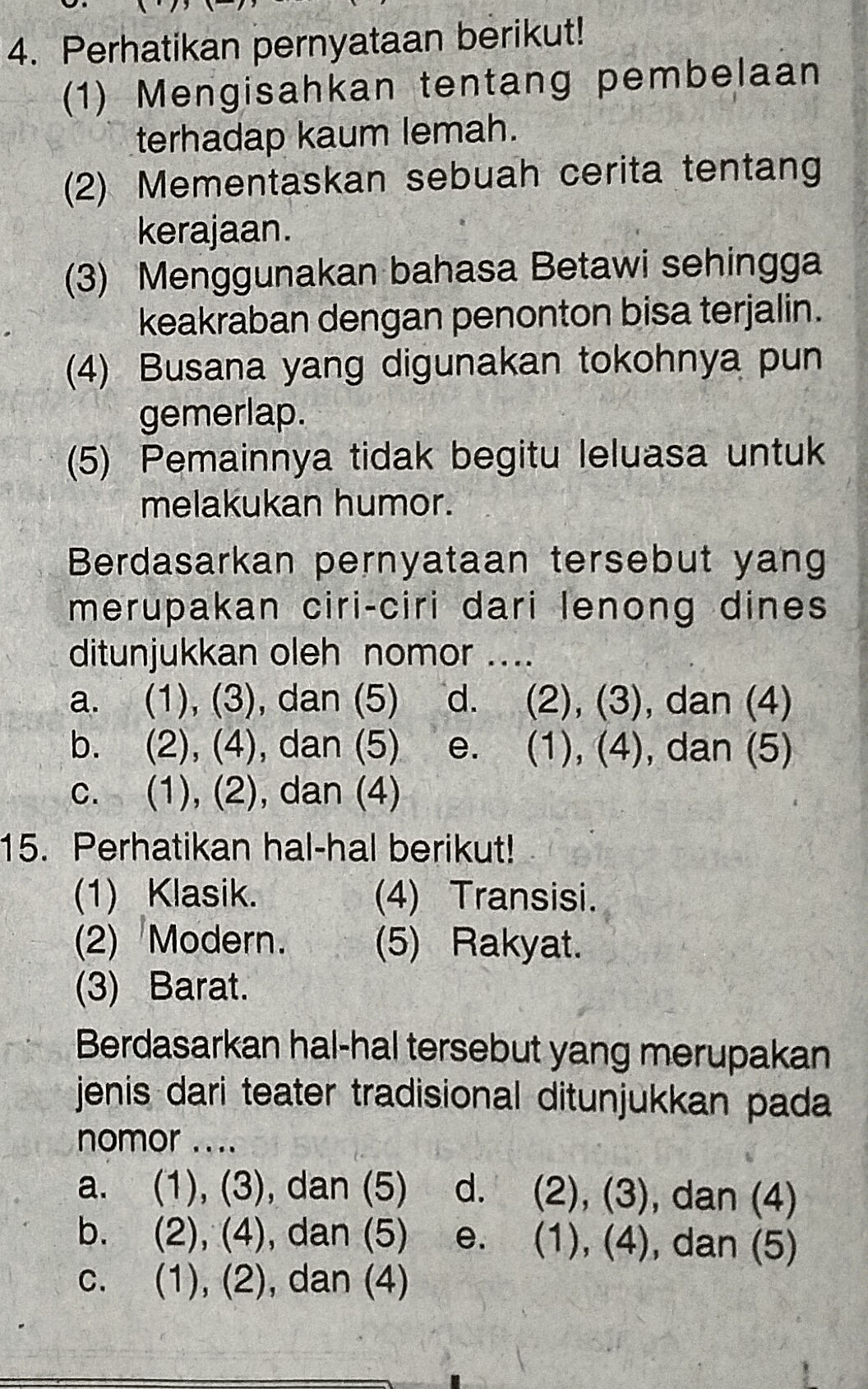 4. Perhatikan pernyataan berikut! (1) | StudyX