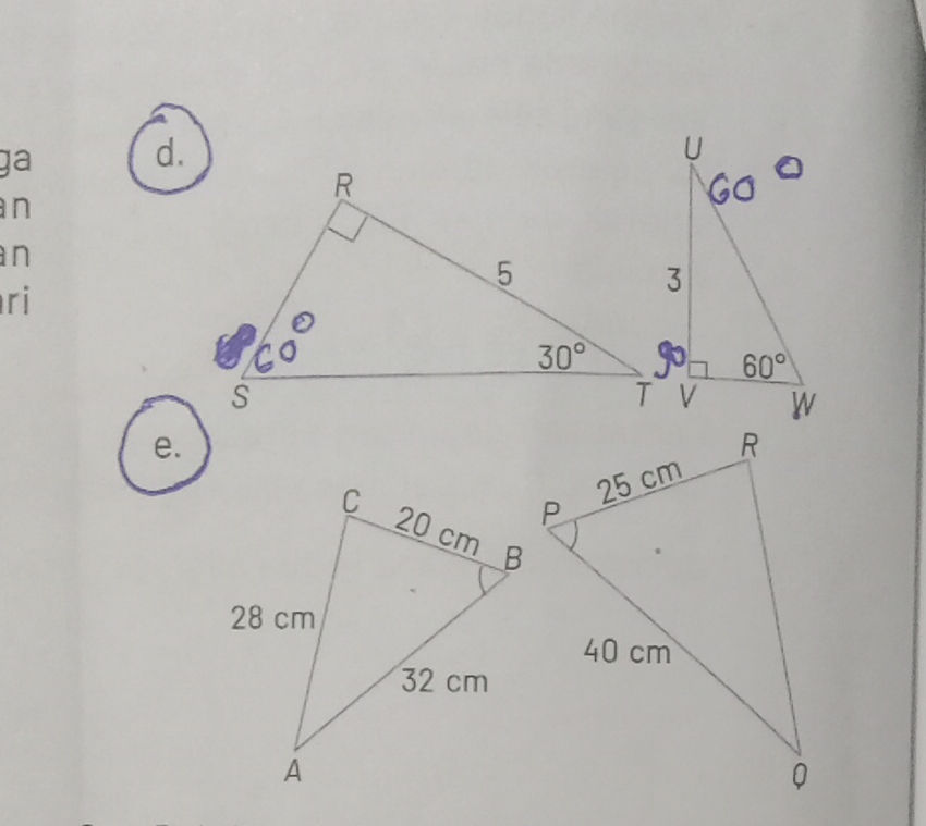 The image contains several triangles with | StudyX