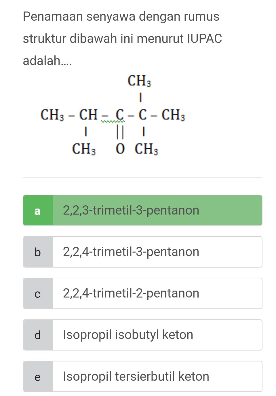 Penamaan senyawa dengan rumus struktur | StudyX