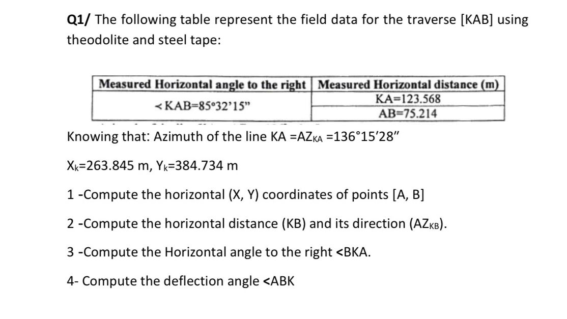 Q1/ The following table represent the field | StudyX