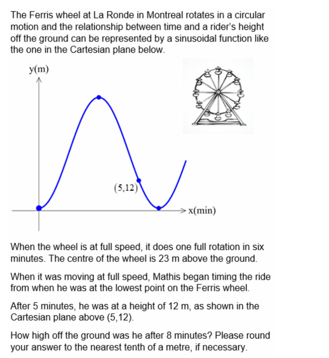 The Ferris wheel at La Ronde in Montreal | StudyX