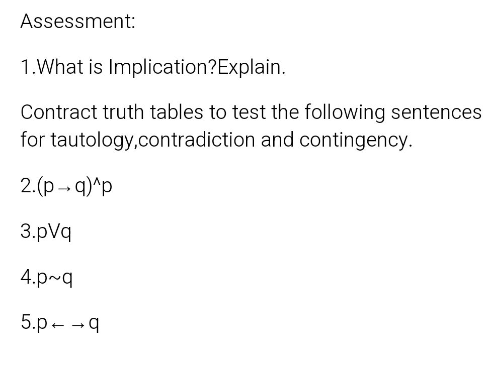 1. What is Implication? Explain. Contract | StudyX