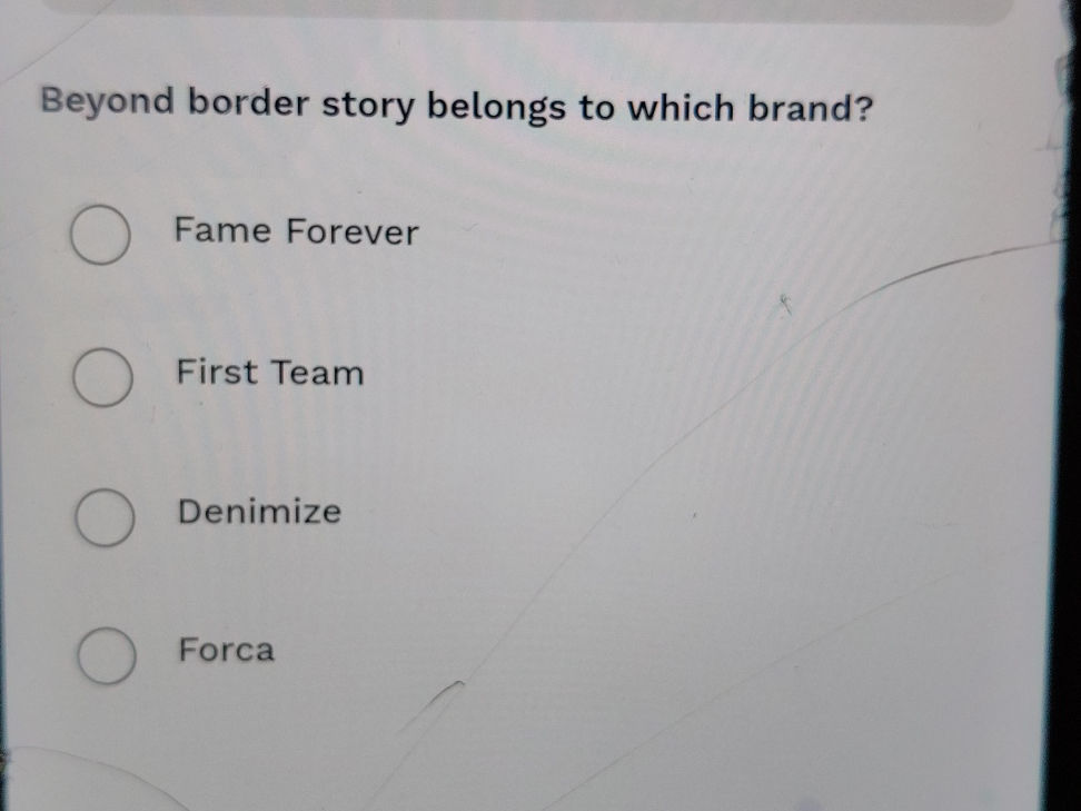 Beyond border story belongs to which brand? | StudyX