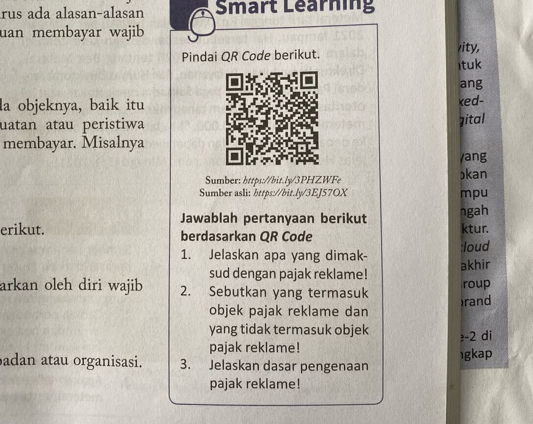 Pindai QR Code berikut. Jawablah pertanyaan | StudyX