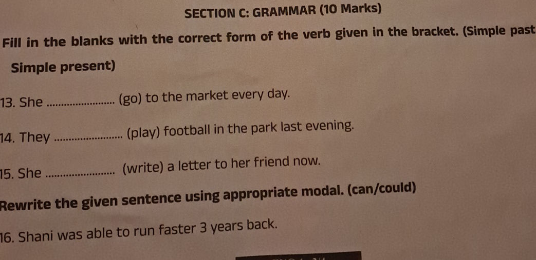 Fill in the blanks with the correct form of | StudyX