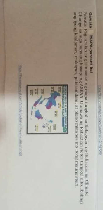 Gawain MAPA-pareact ka! Panuto: Pag-aralan | StudyX