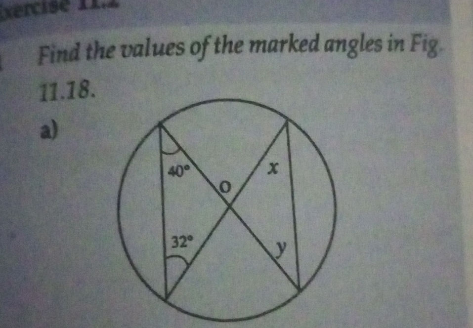 Find the values of the marked angles in Fig. | StudyX