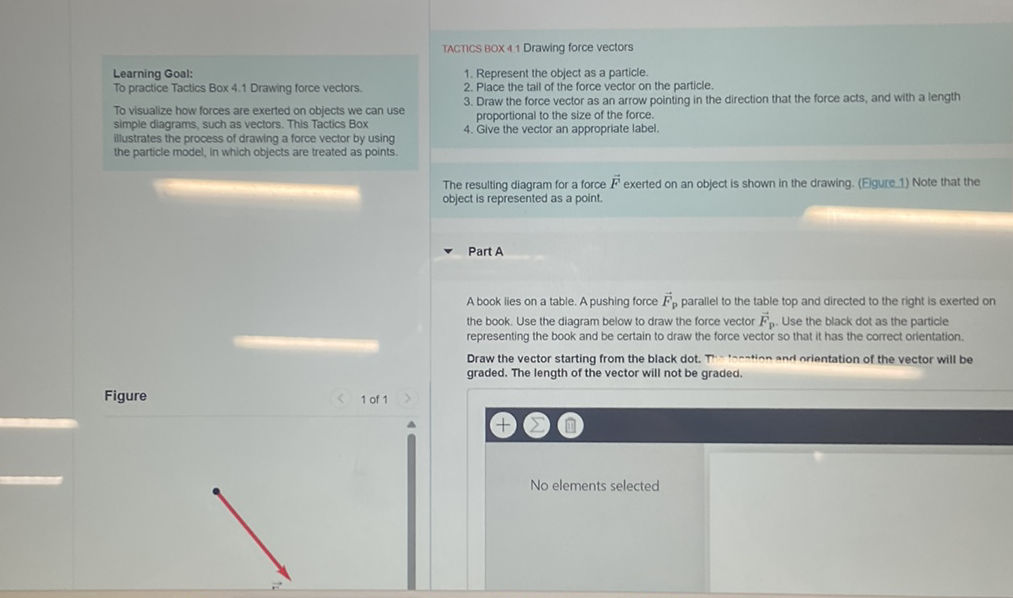 A book lies on a table. A pushing force | StudyX