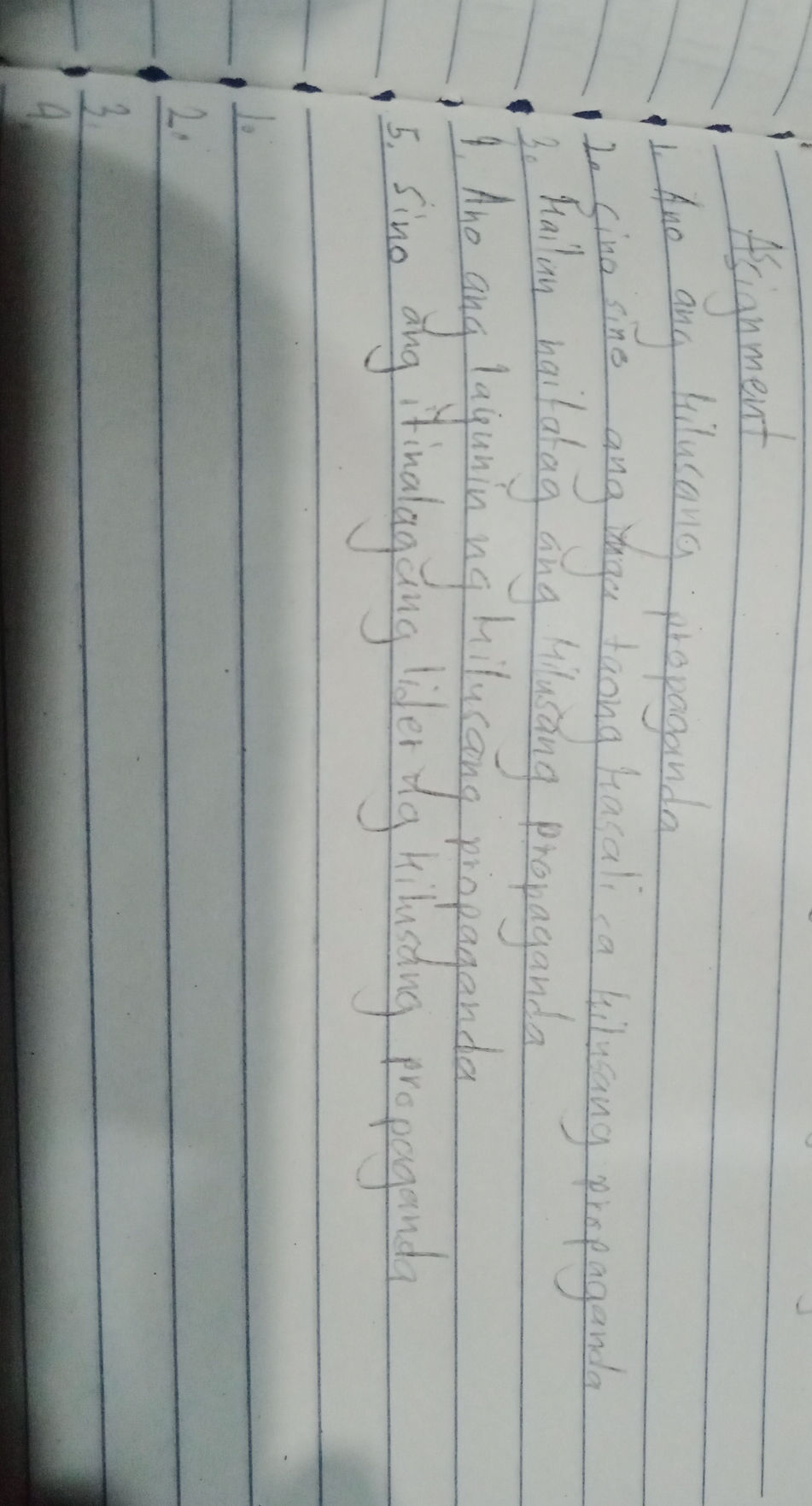 1. Ano ang kilusang propaganda 2. Sino sino | StudyX