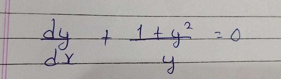 Solving Differential Equation: dy/dx + | StudyX