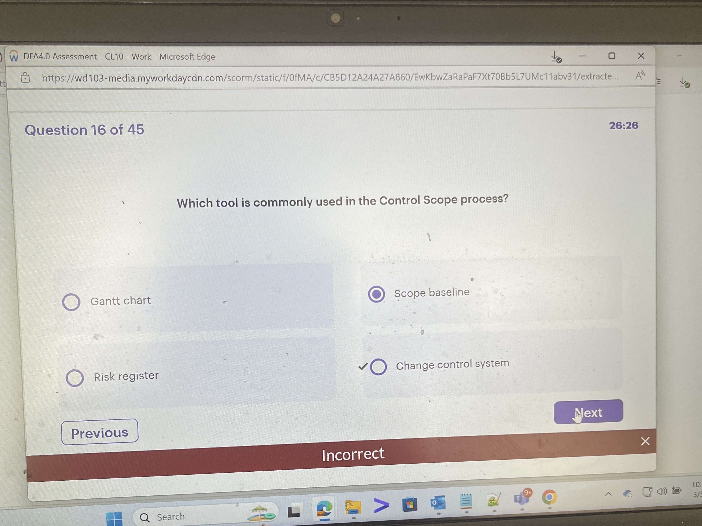 Question 16 of 45 Which tool is commonly | StudyX